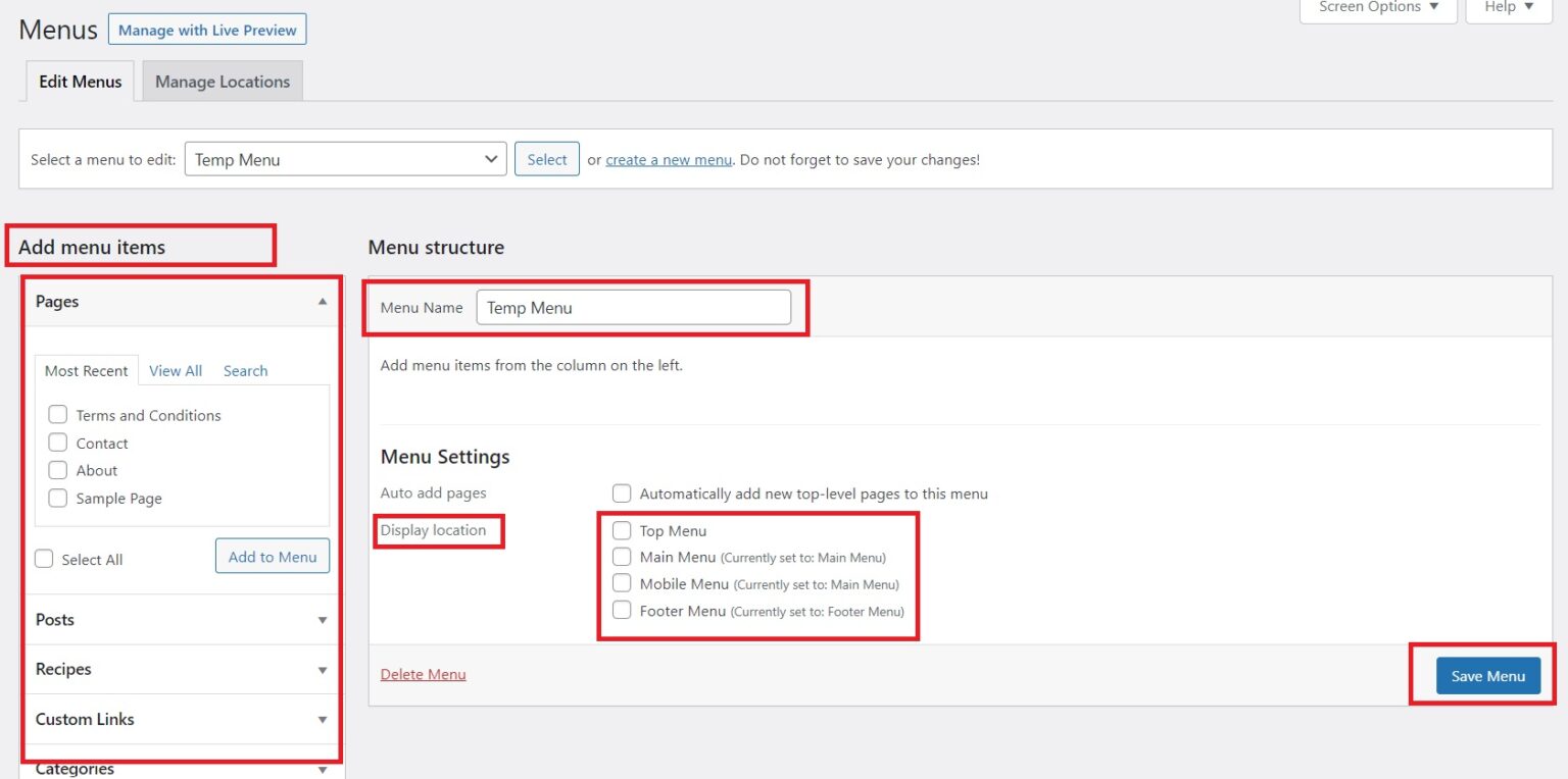How to Create and Manage Navigation Menus in WordPress (Quick Guide ...